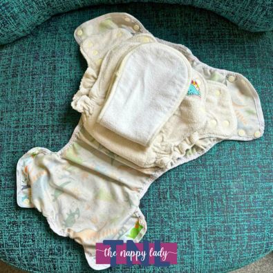 What are the benefits of using a double layer cloth nappy?