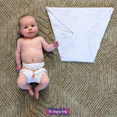 Kite Fold - Terry Square Fold by The Nappy Lady