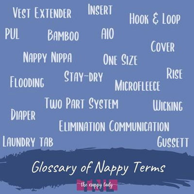 Glossary Of Reusable Nappy Terms & Words - The Nappy Lady