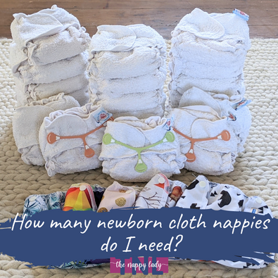 How Many Newborn Cloth Nappies Do I Need? - The Nappy Lady