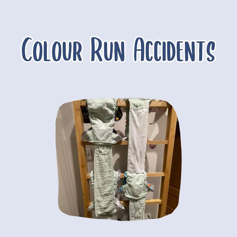 Reusable Nappies and Colour Run Accidents - Nappy Lady