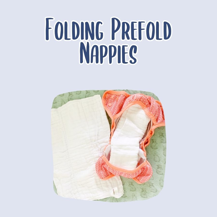 Folding Prefold Reusable Nappies by The Nappy Lady