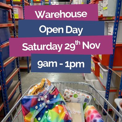 The Nappy Lady Warehouse Open Day 2025 – Get Hands On With Reusables!