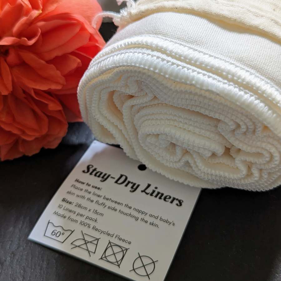 Reusable Fleece Nappy Liners - The Nappy Lady