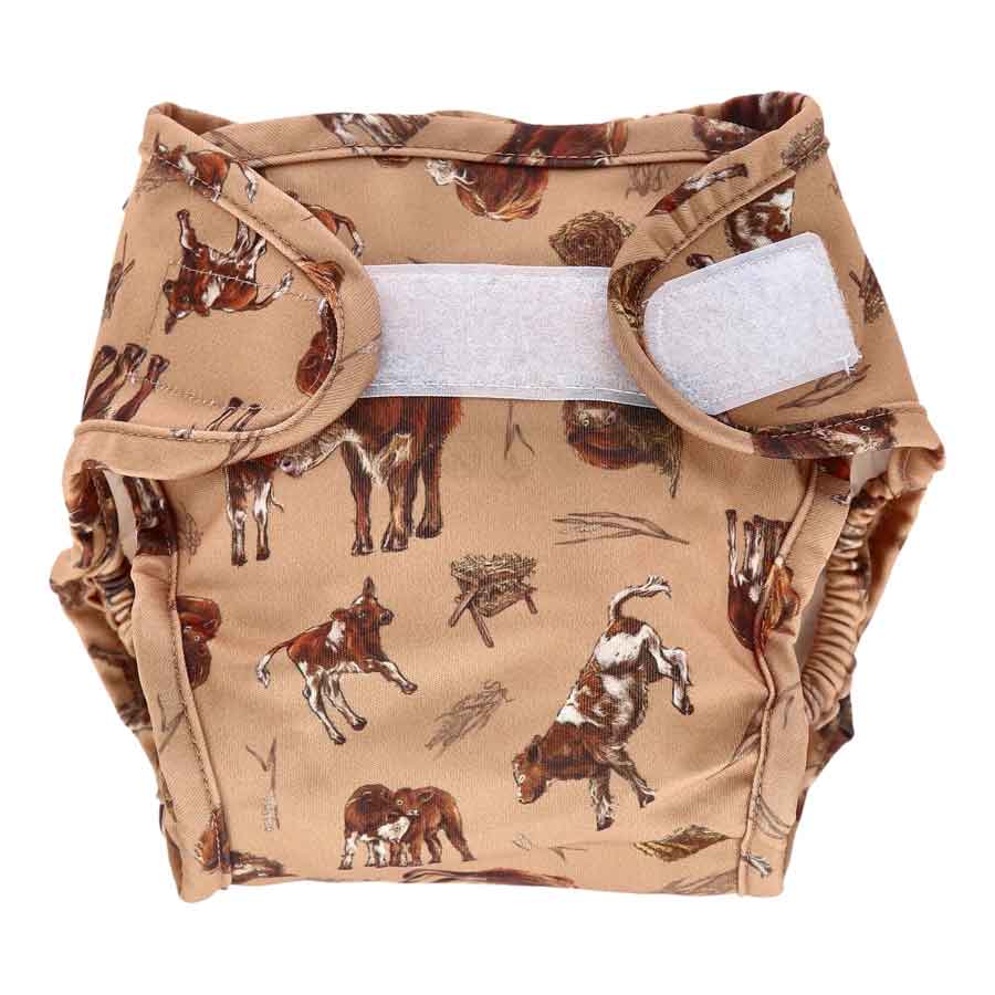 Little Lamb Waterproof Nappy Wraps - The Nappy Lady
