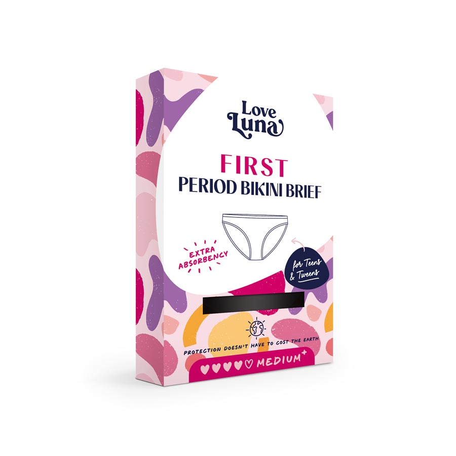Love Luna Bikini Period Briefs-Medium Flow-The Nappy Lady