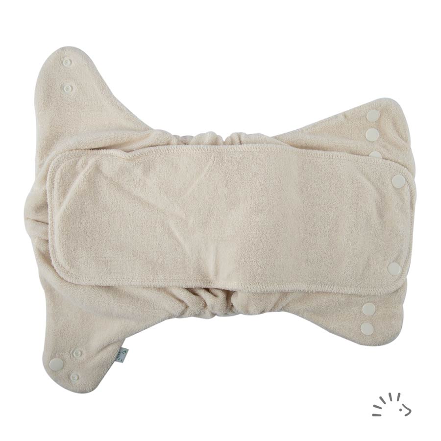 Popolini Organic MaxiSnap Onesize Nappy - The Nappy Lady