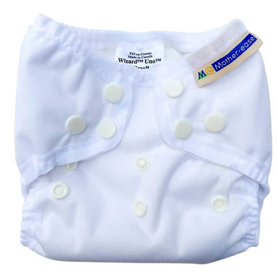 Newborn Wizard Uno Staydry All-In-One Nappy by Mother-ease