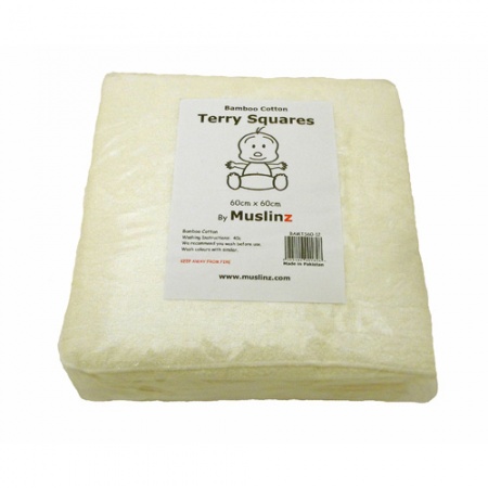Bamboo/Cotton Blend Terry Squares: The Nappy Lady
