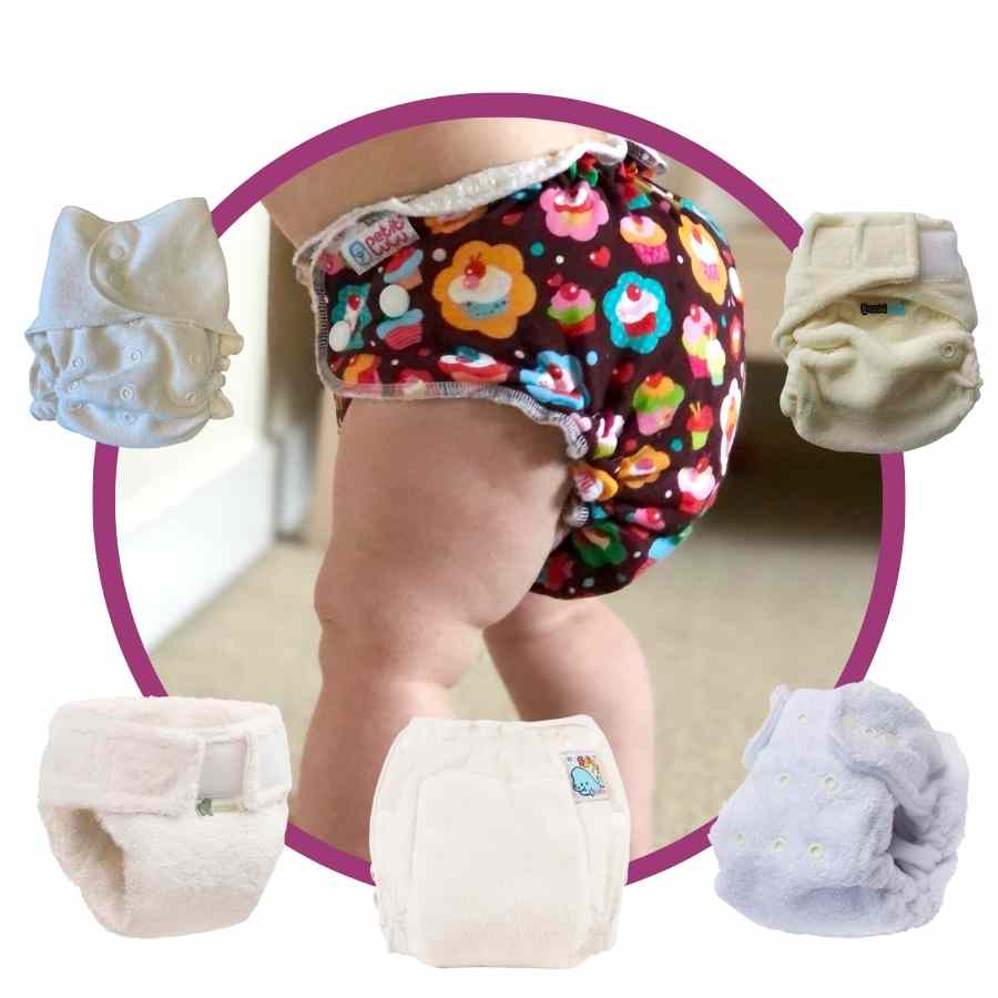 Fitted / Shaped Reusable Nappies - The Nappy Lady Library