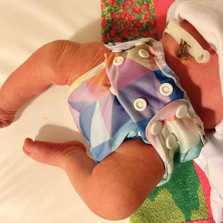 Newborn Wizard Uno Staydry All-In-One Nappy by Mother-ease