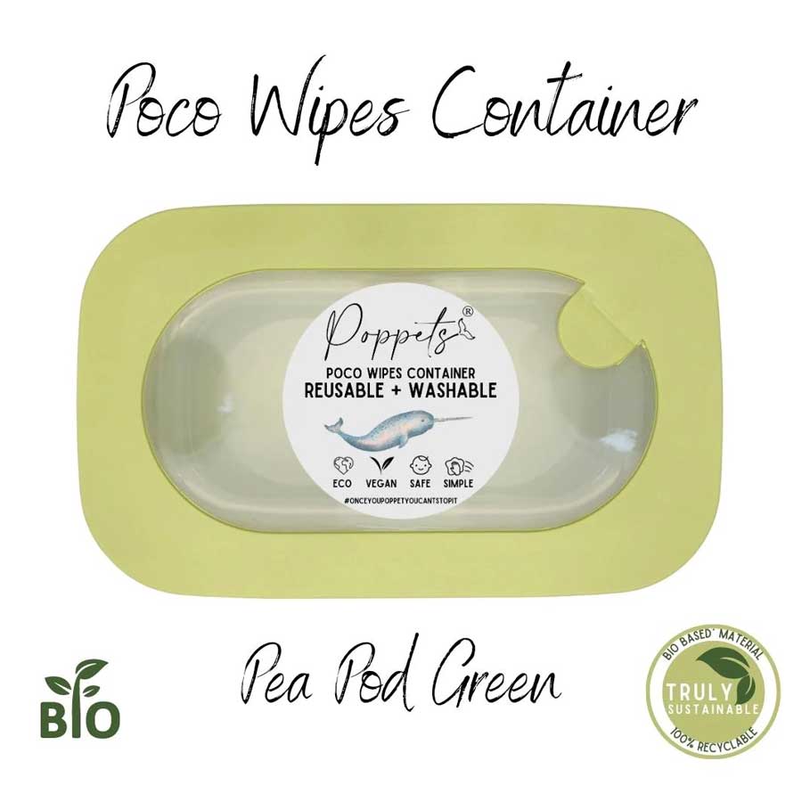 Poppets Reusable Wipes Storage Containers - The Nappy Lady