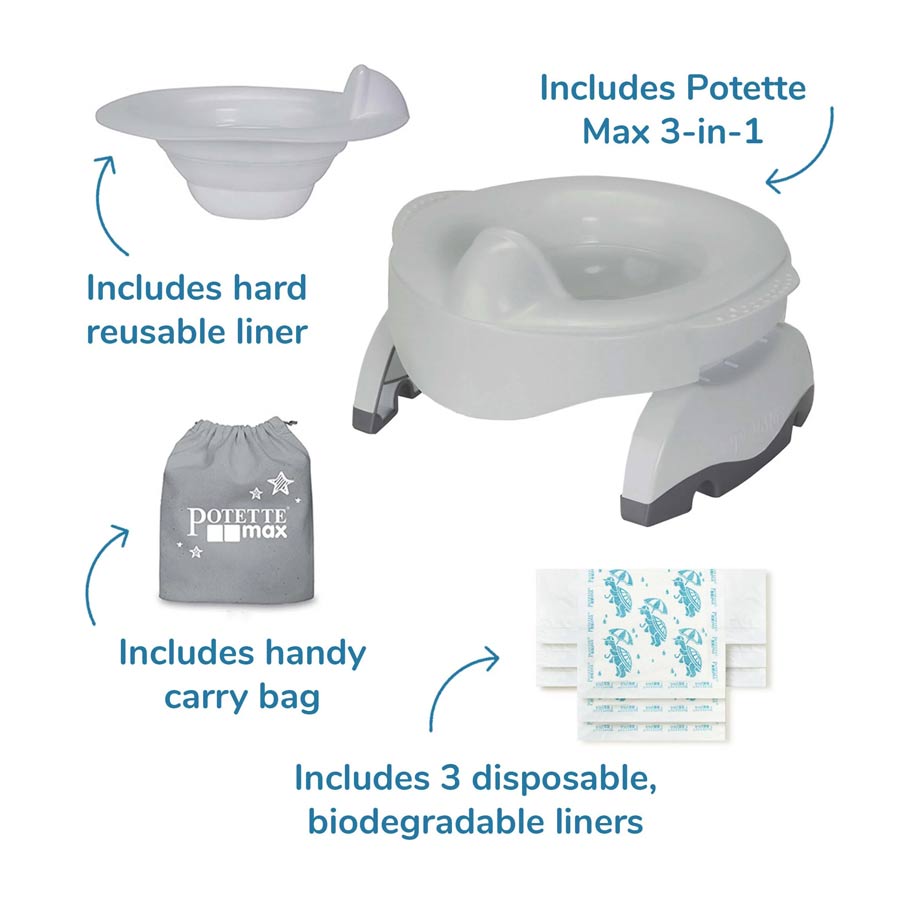 Potette Max 3-in-1 Potty - The Nappy Lady