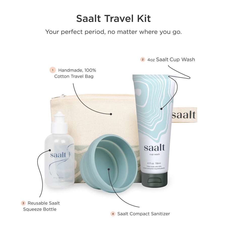 Saalt Menstrual Travel Kit - The Nappy Lady