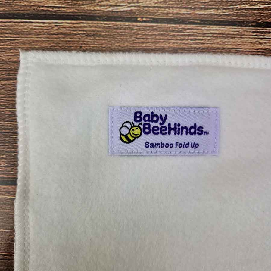 Baby Beehinds Bamboo Prefold Fold Up - The Nappy Lady