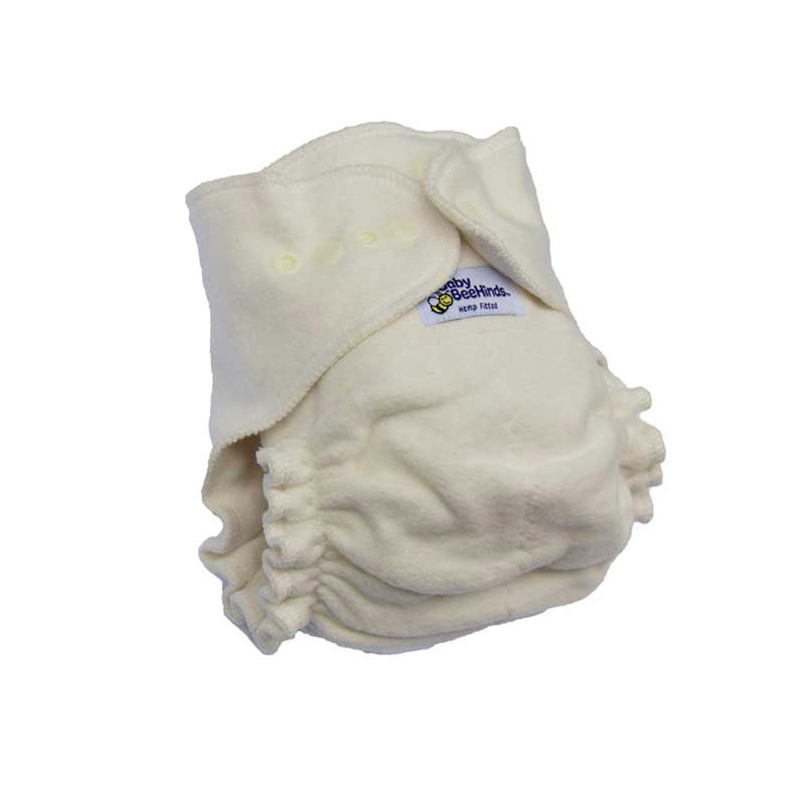 Baby BeeHinds Hemp Fitted Nappy - The Nappy Lady UK