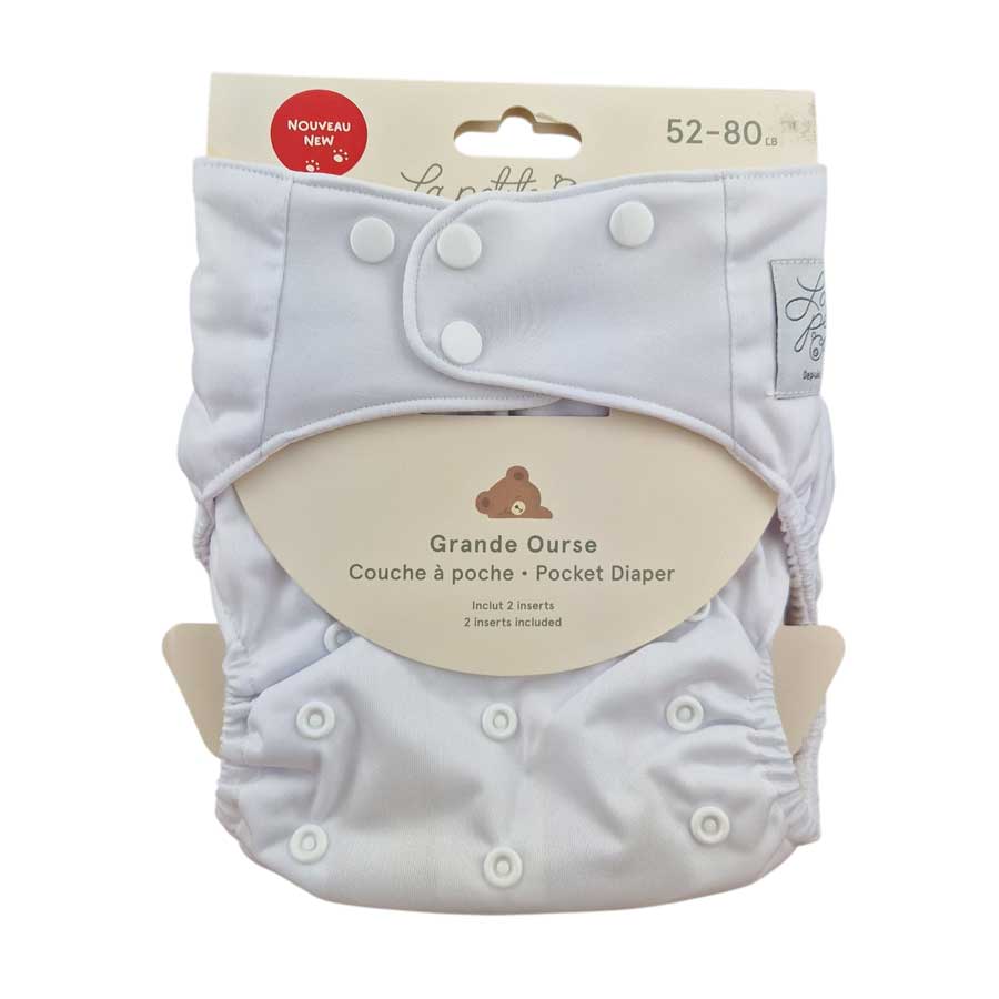 Bear Bear Reusable Nappy 52-80lbs by La Petite Ourse
