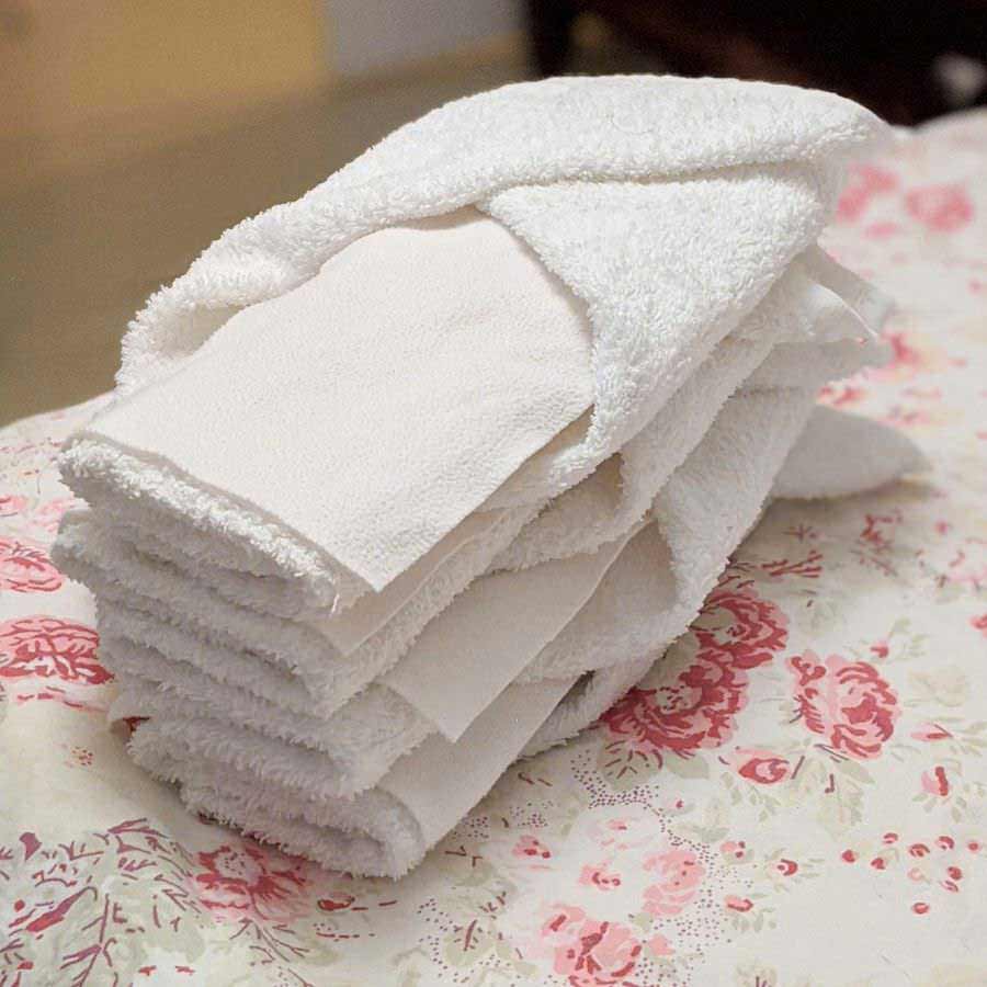 Traditional Terry Square Nappies by Whitebots: Nappy Lady