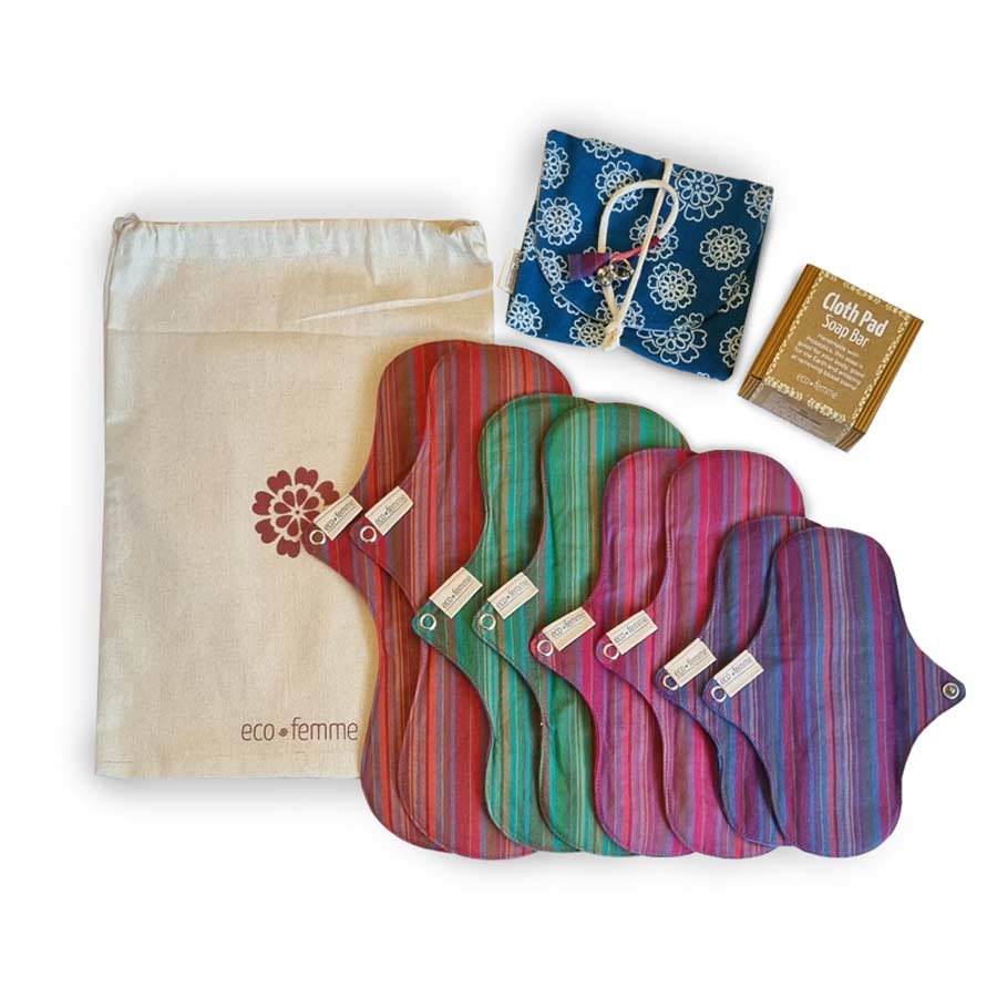 Eco Femme First Period Menstrual Pad Set - The Nappy Lady