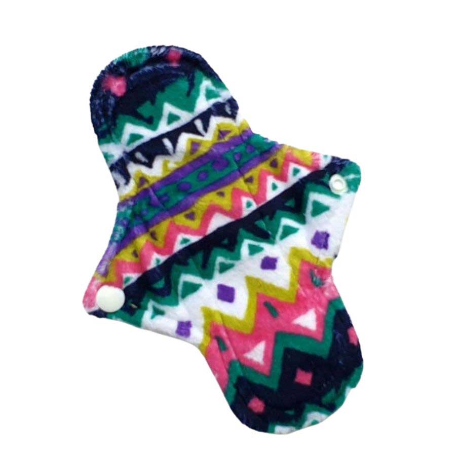 Eco Rainbow 9in Regular PLUS Menstrual Pad - The Nappy Lady