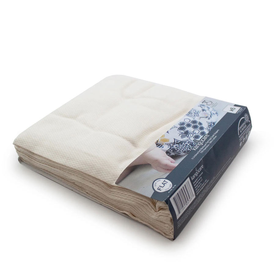 Kangacare Bamboo Birdseye Flat Nappies - The Nappy Lady