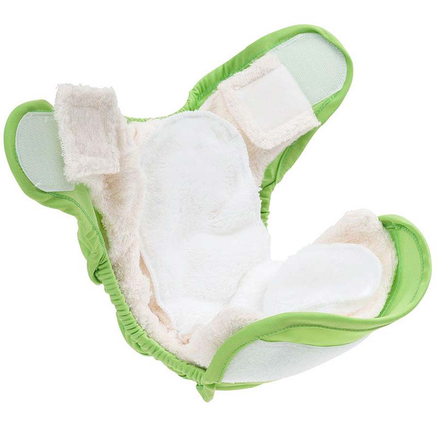 Little Lamb Bamboo Nappies Velcro Fastening - The Nappy Lady
