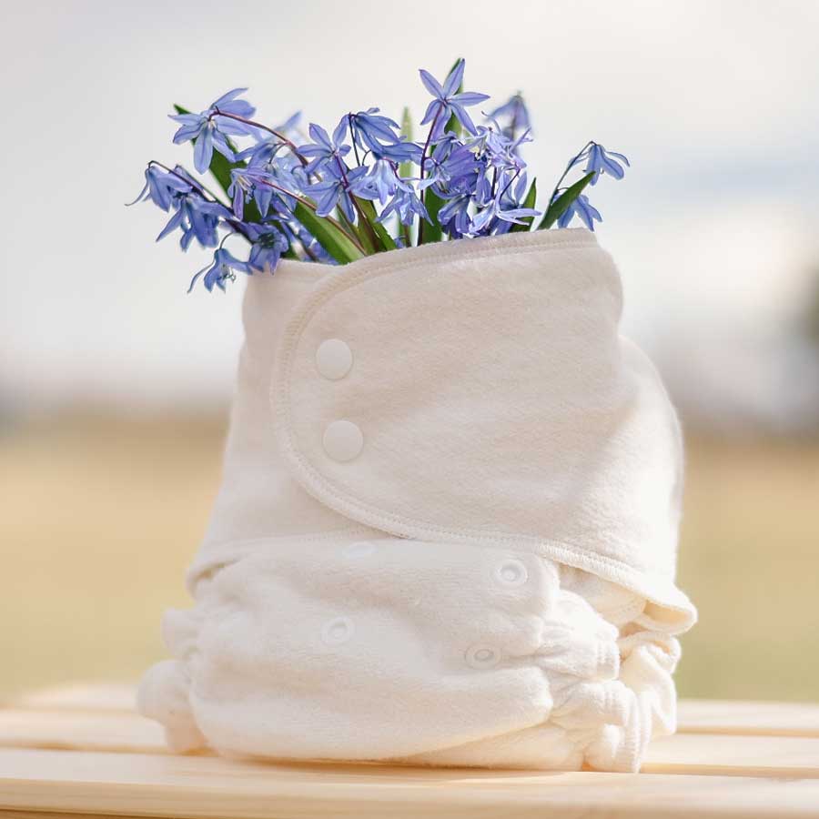 Nox Hemp Fitted Reusable Night Time Nappy - The Nappy Lady