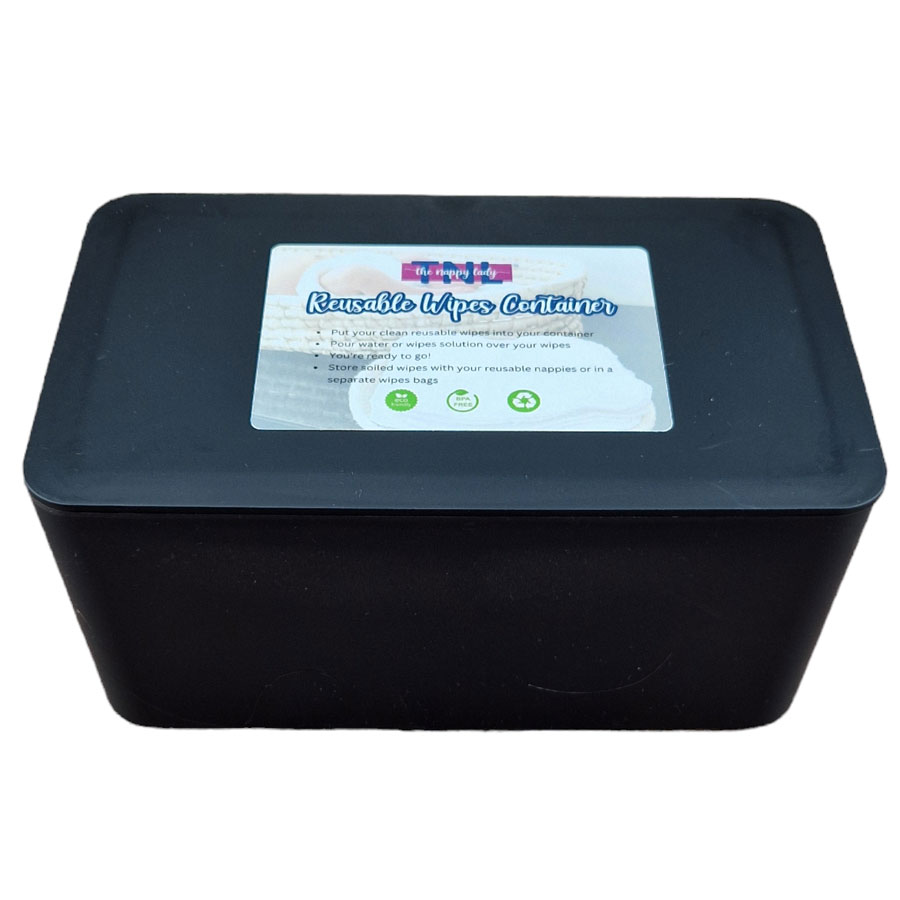Reusable Wipes Container By The Nappy Lady