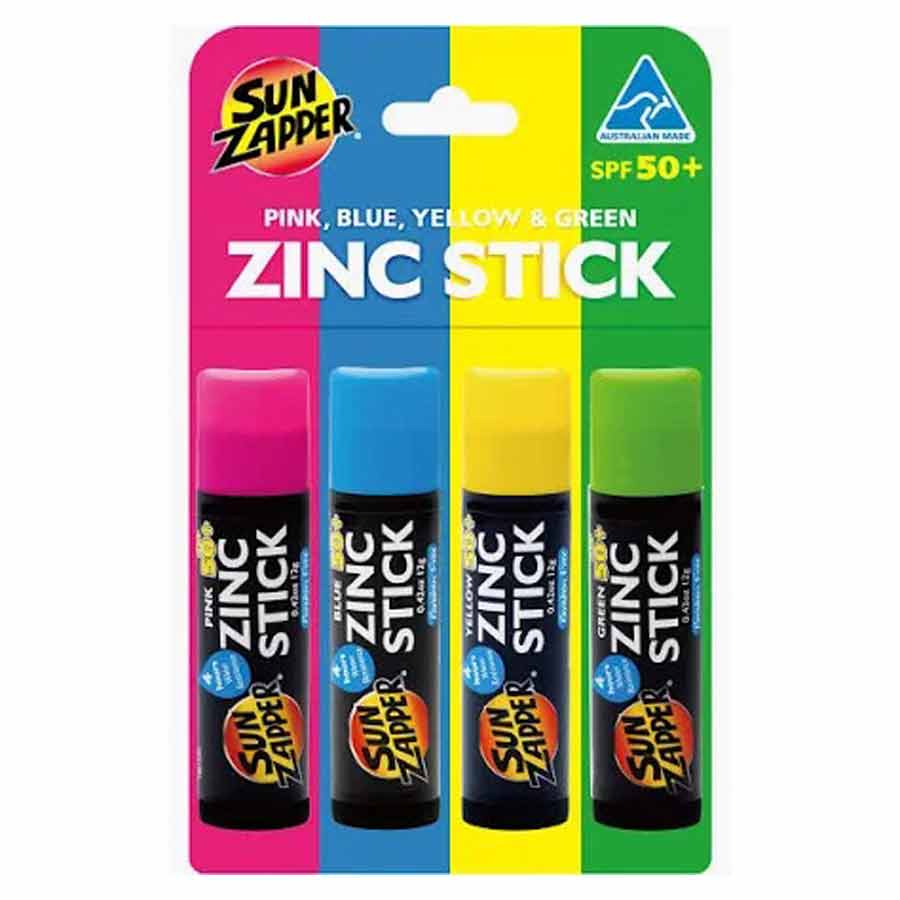 Sun Zapper Zinc Stick Rainbow Pack Sun Protection: NappyLady