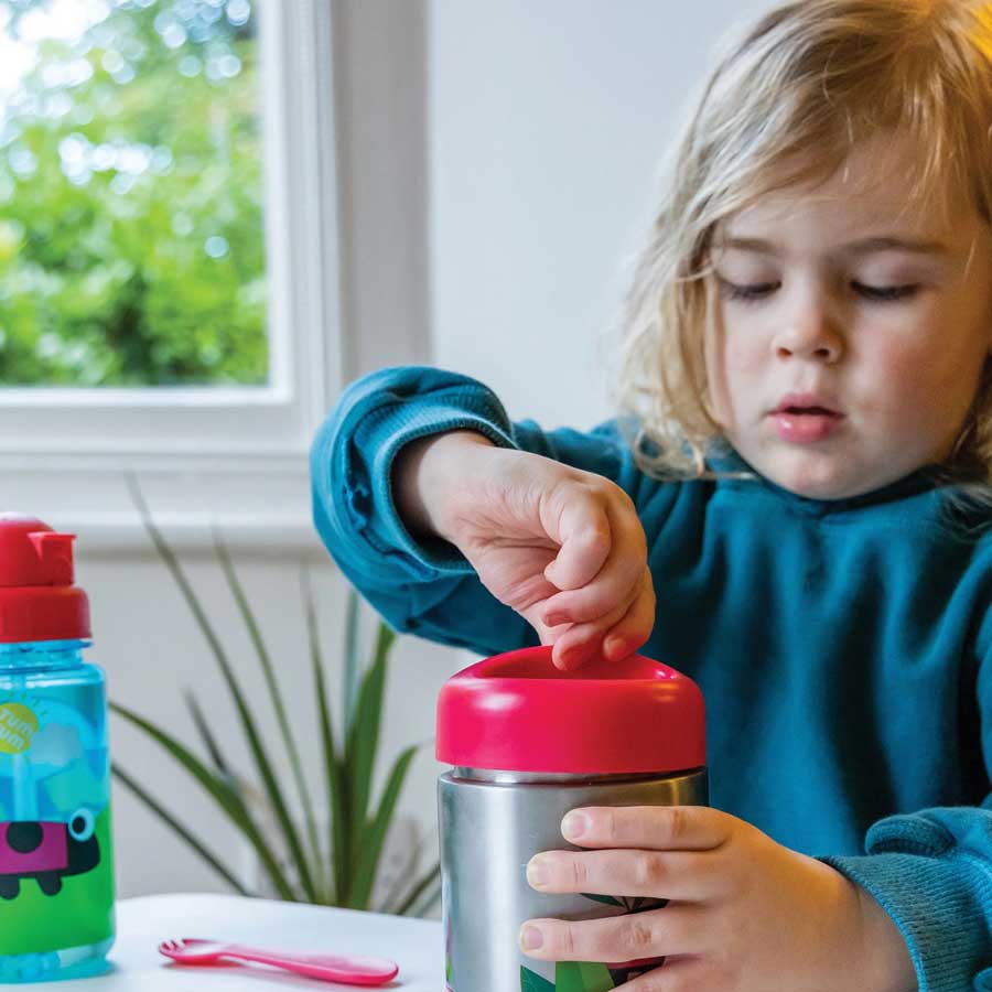 Tum Tum Thermos Flask With Magnetic Spork- The Nappy Lady
