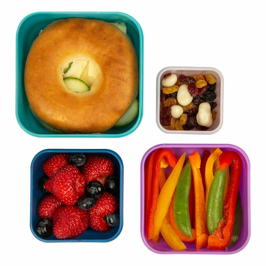 Tum Tum Nesting Snack Pots For Kids Set Of 4 - Nappy Lady