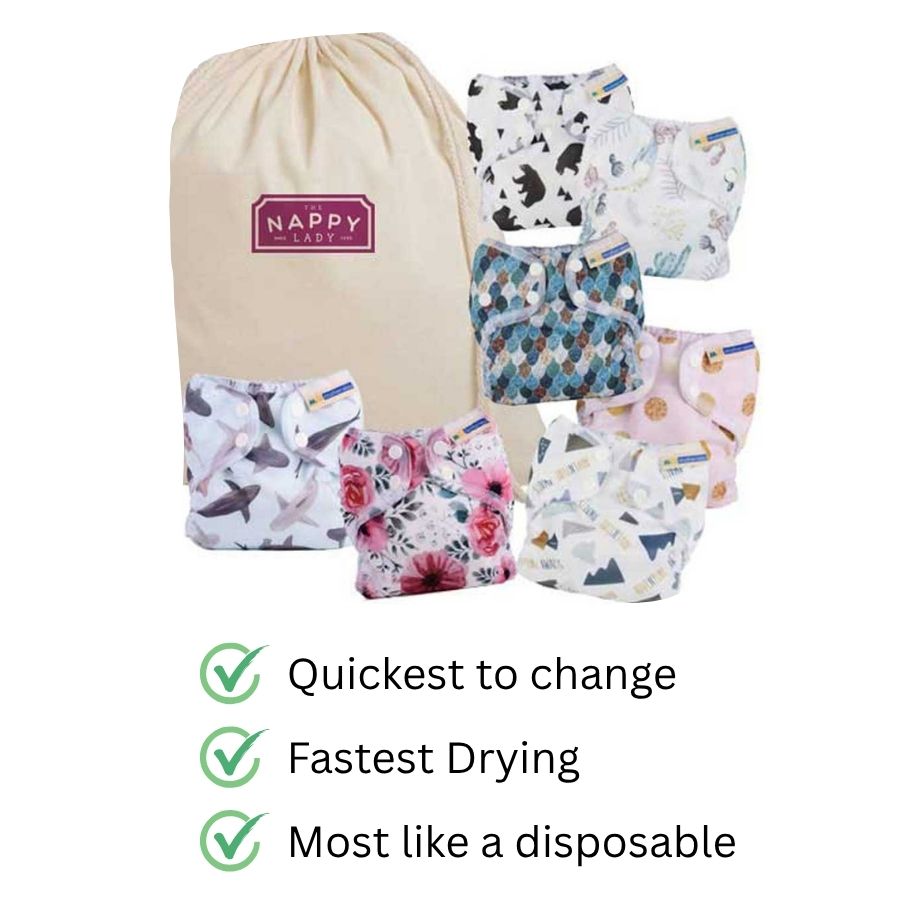Motherease Duo Newborn Nappy Hire Kit