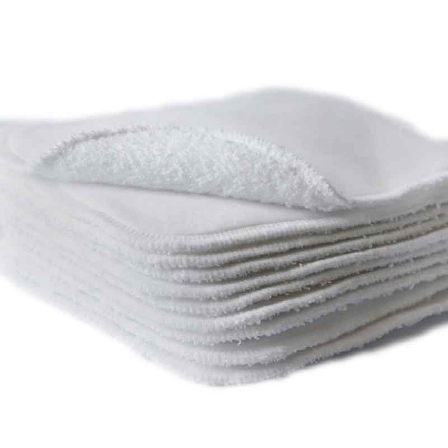 Washable Wipes - Premium Cotton Washable Wipes by The Nappy Lady