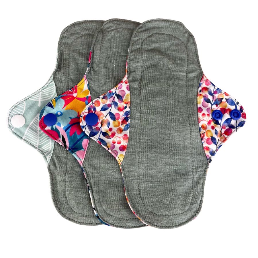 Seaweed Topped Reusable Menstrual Pads By Thrive - The Nappy Lady