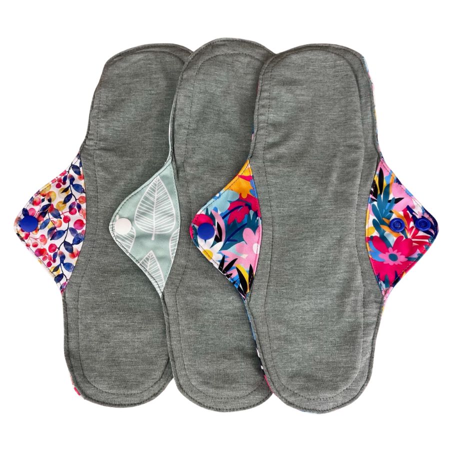 Seaweed Topped Regular Menstrual Pads By Thrive: The Nappy Lady