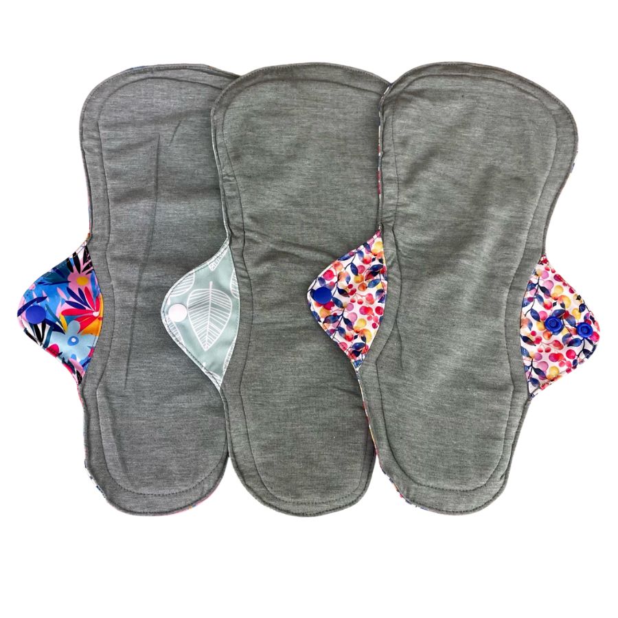 Seaweed Topped ULTRA Heavy Reusable Menstrual Pads - Nappy Lady